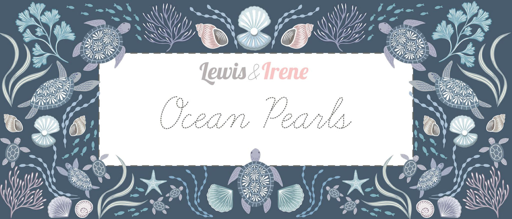 Lewis & Irene Ocean Pearls Collection - Fat Quarters – Pixie Bunny Creations