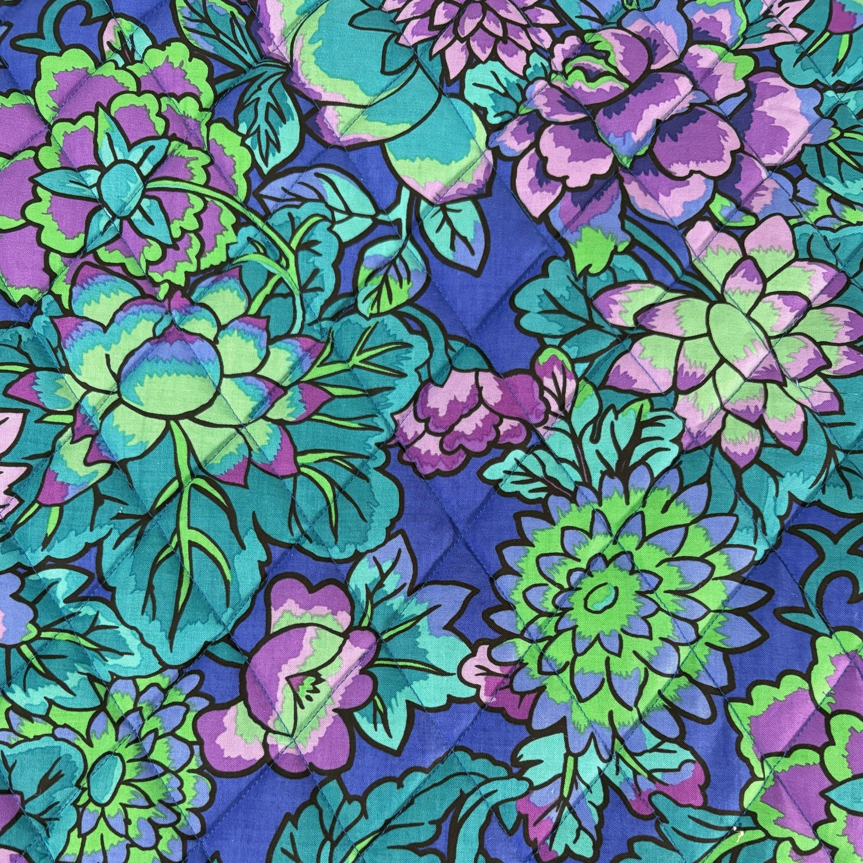 Quilted Boxy Bag - Cloisonne – Pixie Bunny Creations